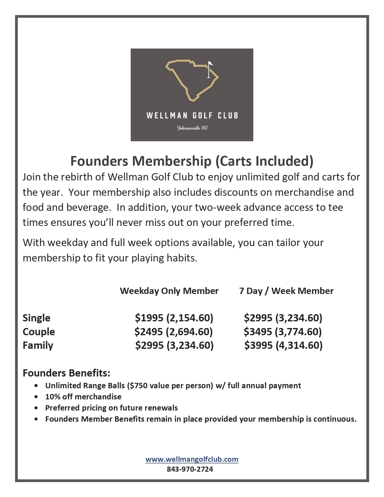 Membership - The Wellman Club